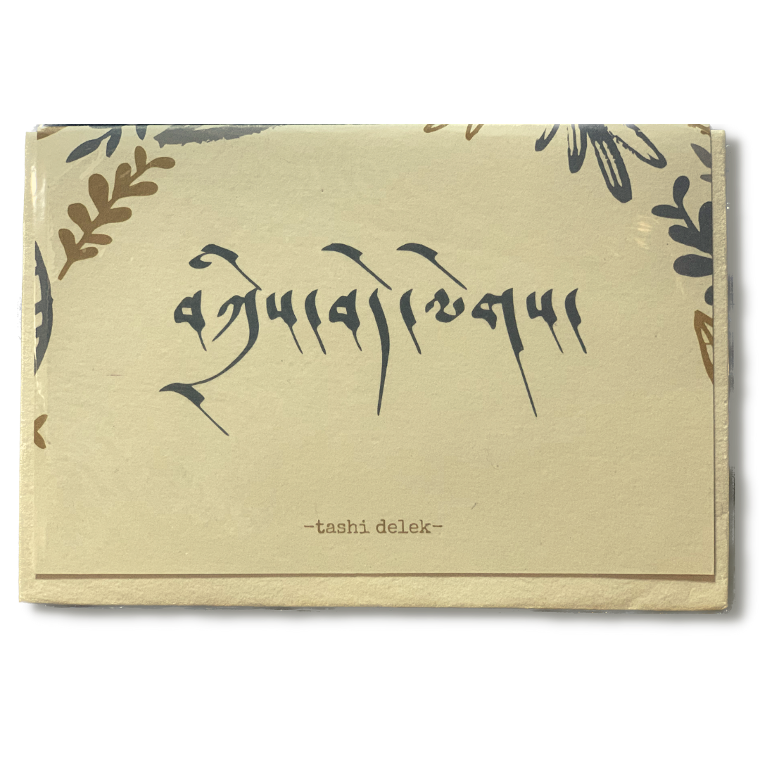 Tashi Delek Greeting Card – Tibetan Emporium