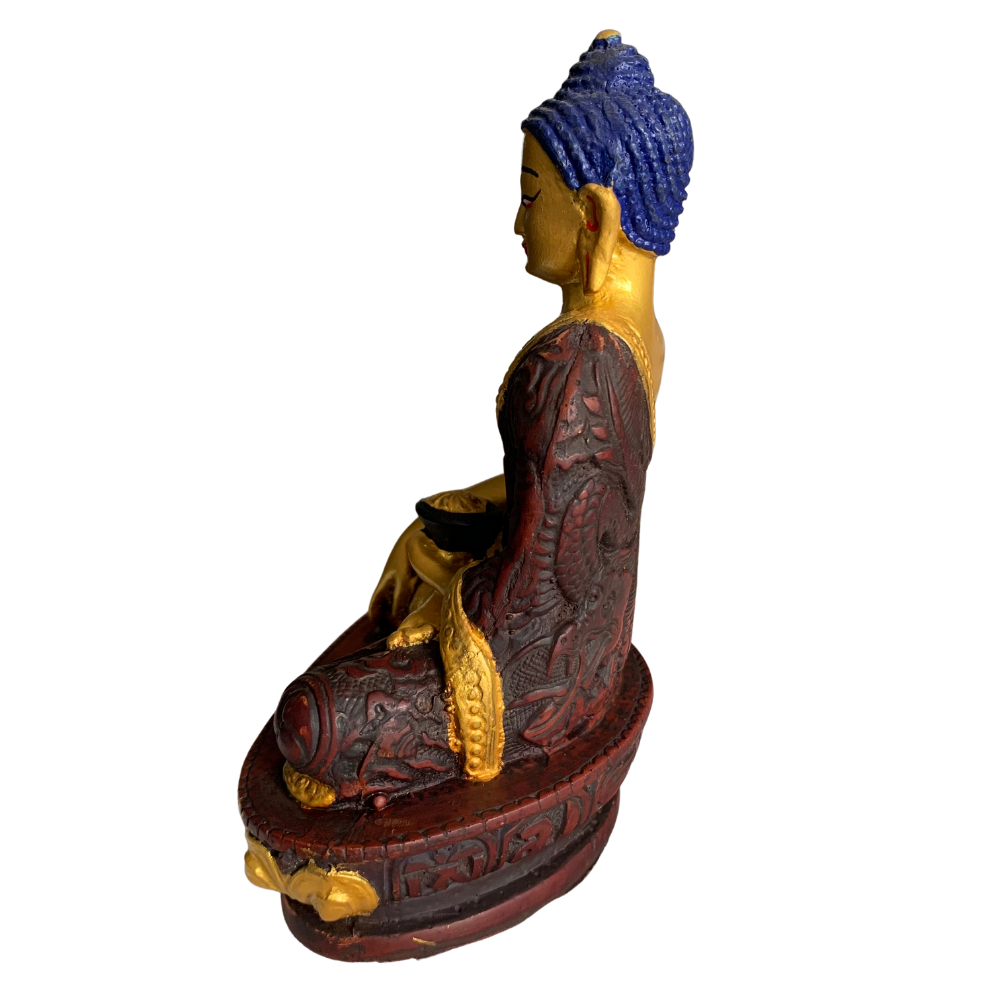 Buddha Statue – Hand-painted (Shakyamuni Buddha) – Tibetan Emporium