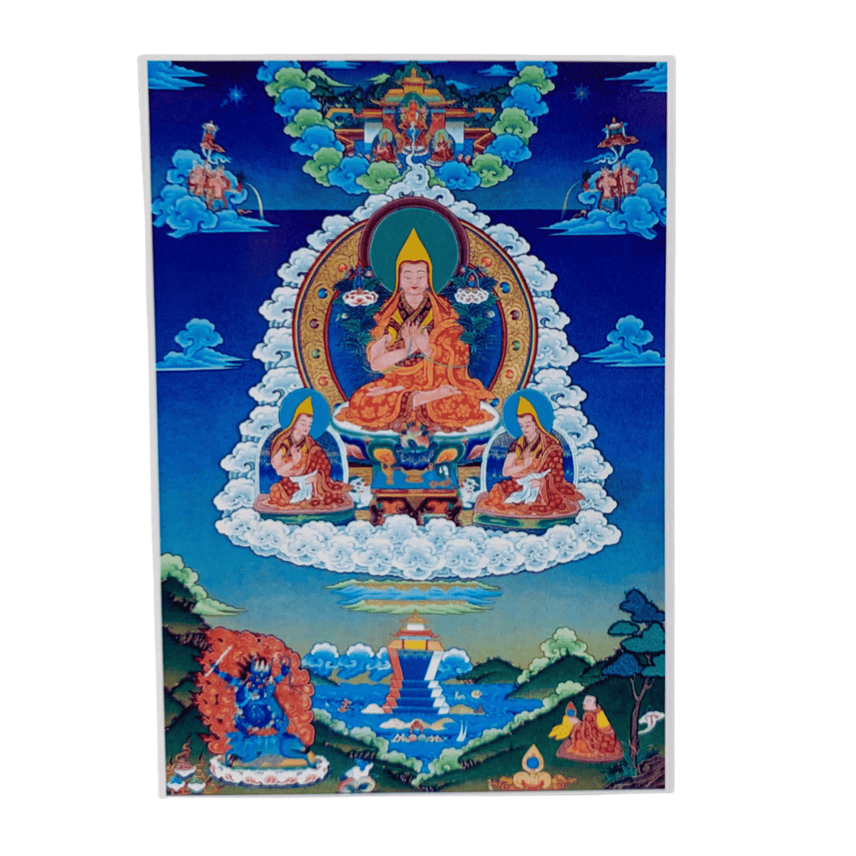 Lama Tsongkhapa Deity Card – Tibetan Emporium