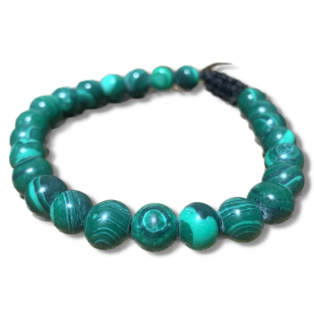 Malakite Stone Wrist Mala – Tibetan Emporium