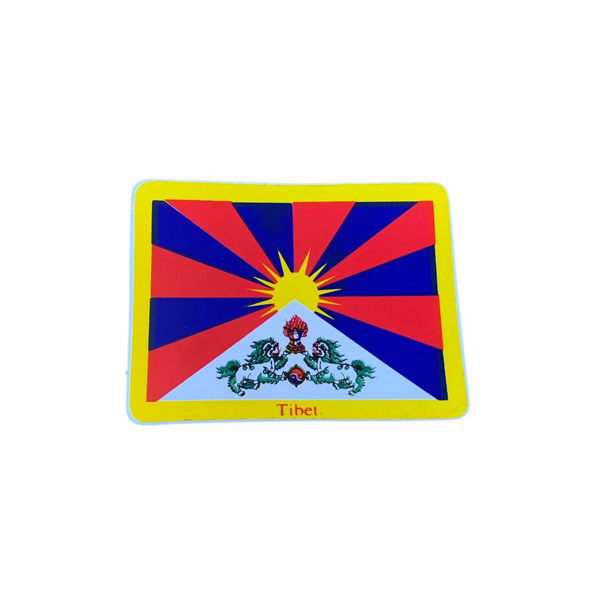 Tibetan National Flag Sticker – Tibetan Emporium